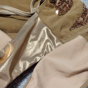 Beach Bunny | Swim | New Jolie Beach Bunny Gold Sequin Monokini ...